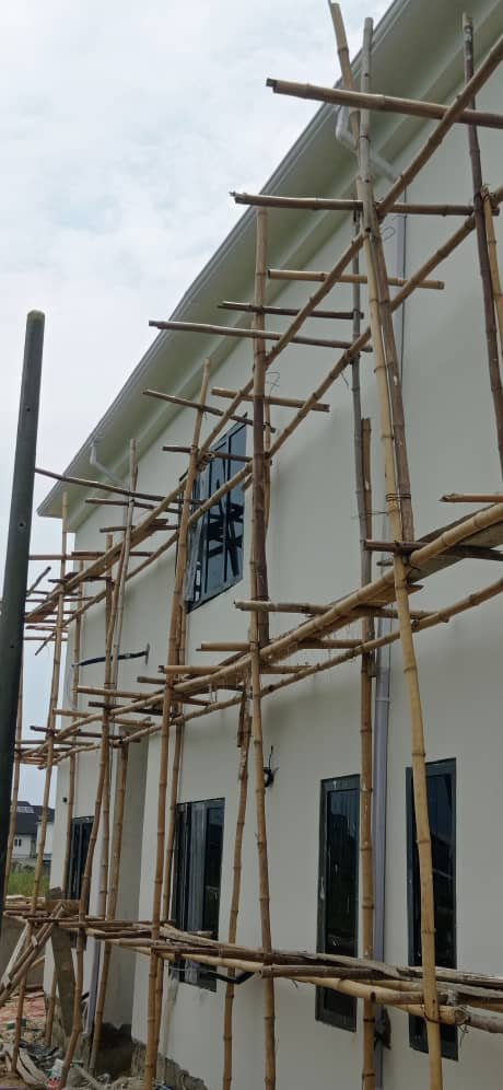 Installation of Water Collectors ( Rain Gutters) at ABRAHAM ADESANYA ...